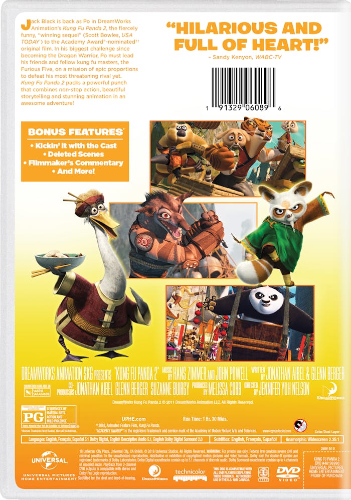 Kung Fu Panda 2 Dvd Menu