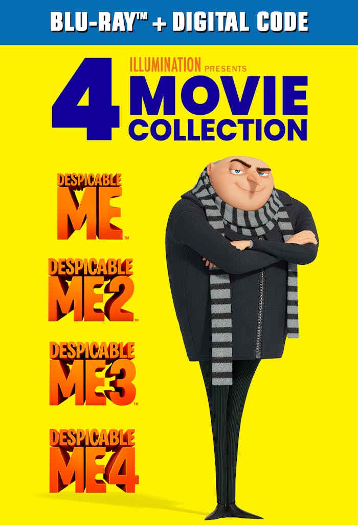 Pre-order Despicable Me 4-Movie Collection Blu-ray | GRUV